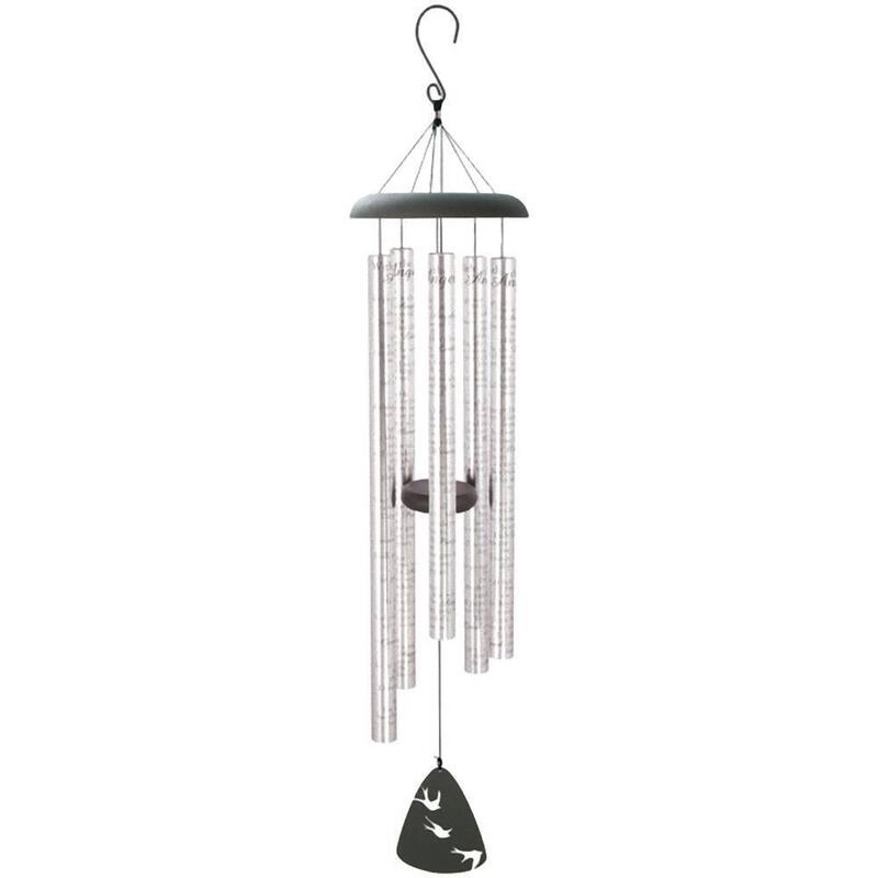 Carson Home Accents 'With the Angels' Silver Aluminum 44-inch Sonnet ...