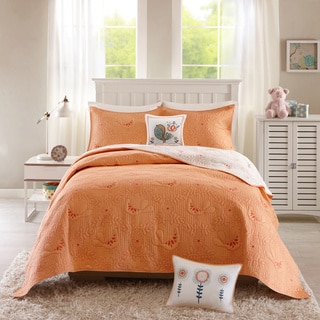 INK+IVY Kids Rosie Cotton 4-piece Coverlet Set - Bed Bath & Beyond ...