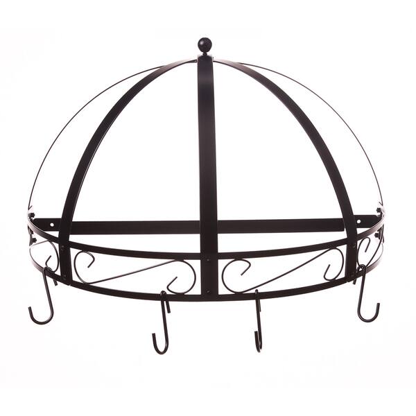Kinetic GoGreen Classicor Black Enamel Wrought-iron Semi-circle Pot ...