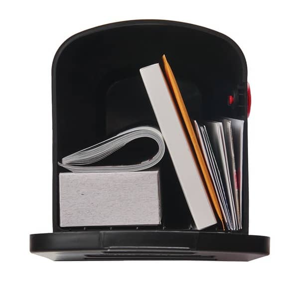 Solar Group PL10B Plastic Rural Black Mailbox - On Sale - Bed Bath ...