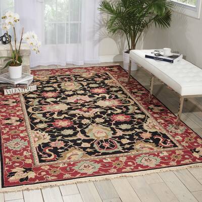Nourison Nourmak Black Area Rug - 5'10" x 8'10" - Overstock - 12499720