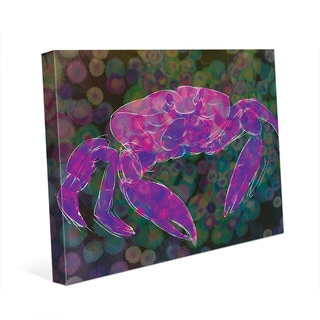 Magenta Land Crab 100-percent Canvas Wall Art - Bed Bath & Beyond ...