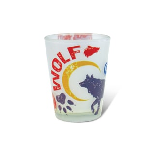 Puzzled Frosted Wolf Shot Glass - Bed Bath & Beyond - 12505909
