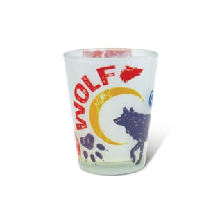 Puzzled Frosted Wolf Shot Glass - Bed Bath & Beyond - 12505909