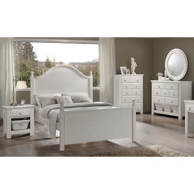 Greyson Living Jenna White Bedroom Set - Overstock - 12506396