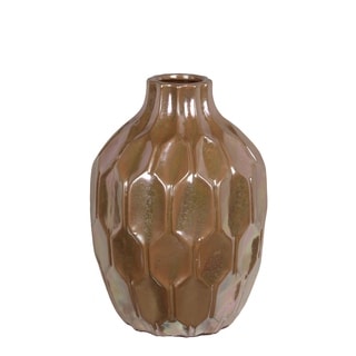 Privilege Brown Ceramic Small Vase - Bed Bath & Beyond - 12508082