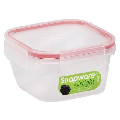 Snapware 1098417 1.3 Cup Mini Square Storage Container - Overstock ...