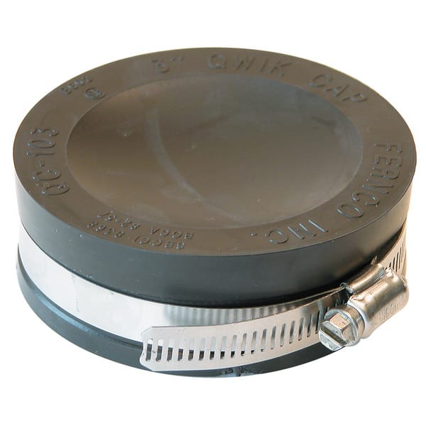Fernco PQC-103 3" Qwik Cap - Bed Bath & Beyond - 12535377