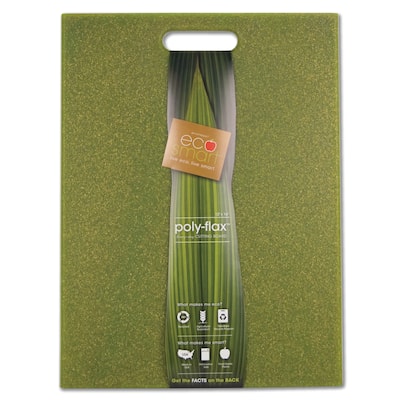 EcoSmart ECOFLX16G 12" X 16" Green EcoSmart Poly Flax Cutting Board ...