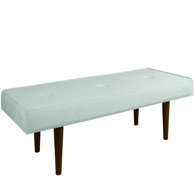 Skyline Furniture Button Tufted Velvet Pool Cone leg Bench - N/A ...