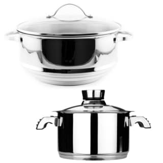 BergHoff EarthChef Premium Stainless Steel Steamer Set (Set of 2) - Bed ...
