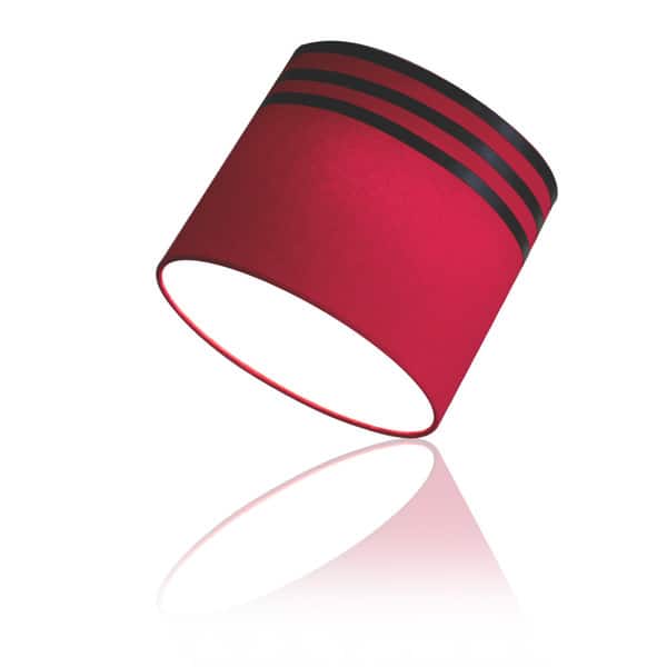 EzClipse Red Plastic/Rubber/Metal 8.5-inch x 8-inch Magnetic Drum Shade ...