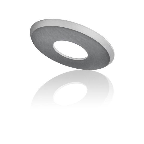 EzClipse Satin Chrome Low-profile 8-inch Round Magnetic Shade - Bed ...