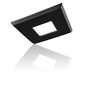 EzClipse Black Low-profile 8-inch Square Magnetic Shade - Bed Bath ...