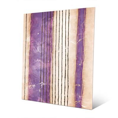 'Stringboard Grape' Metal Wall Art - Overstock - 12556917