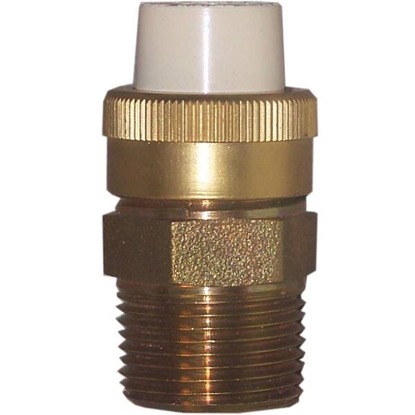 Genova Products 53373Z 1/2" Low Lead CPVC Slip X 1/2" Brass FIP ...