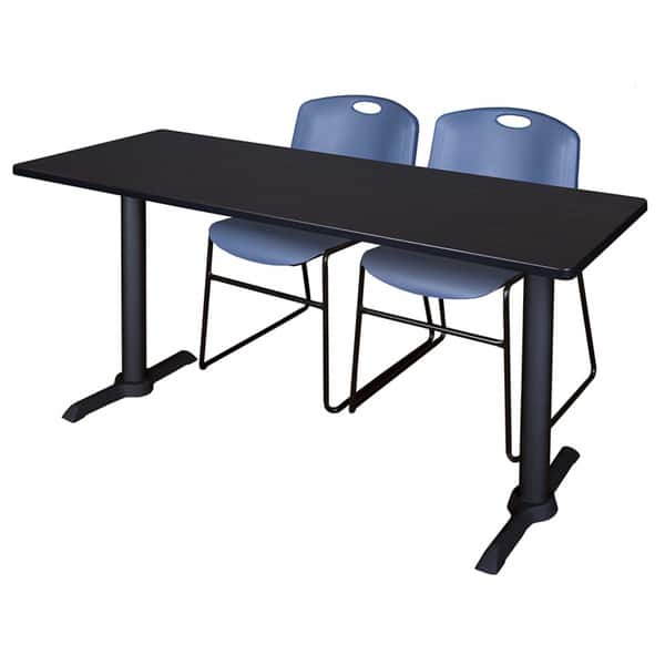 Regency Seating Cain 72-inch Wide x 24-inch Deep Training Table and 2 ...