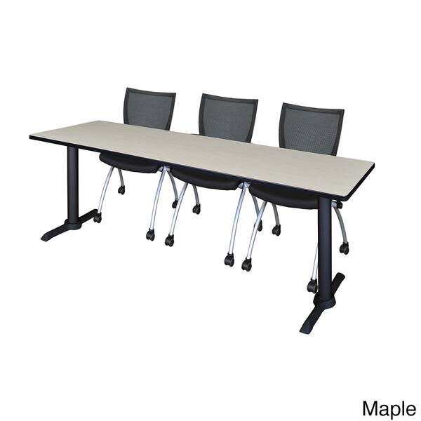 Regency Seating Cain 84-inch x 24-inch Training Table & 3 Apprentice ...
