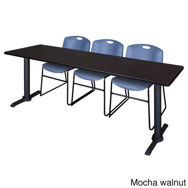Regency Seating Cain Blue Melamine Laminate 84-inch x 24-inch Training ...