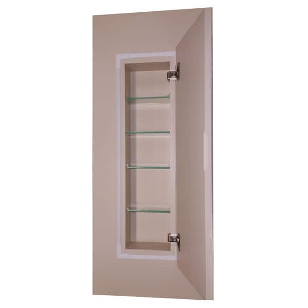 WG Wood Products 52nd Street 14-inch x 40-inch x 3.5-inch Deep Recessed ...