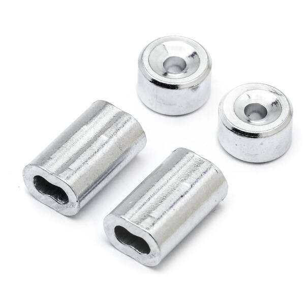 Campbell B7675404 1/16" Aluminum Cable Ferrules and Stops 2-ct - Bed ...
