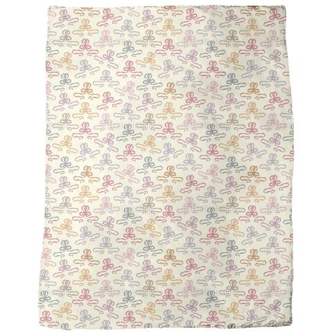 Slip Knots Fleece Blanket - Overstock - 12619825
