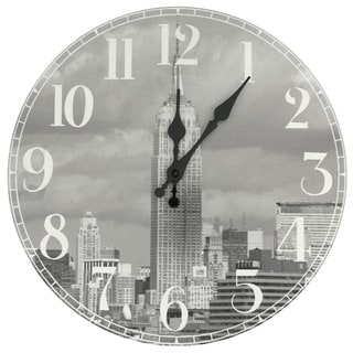 Handmade Empire State Building Wall Clock - Bed Bath & Beyond - 12635432