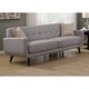 Crystal Mid-Century Modern Grey Sofa - Bed Bath & Beyond - 12637192