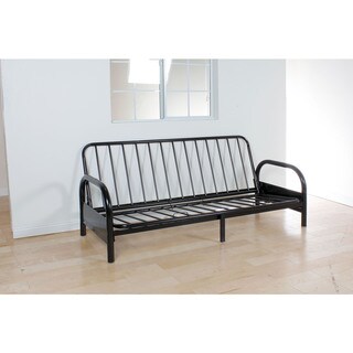 Alfonso Adjustable Frame for Futon, Black Metal - Bed Bath & Beyond ...