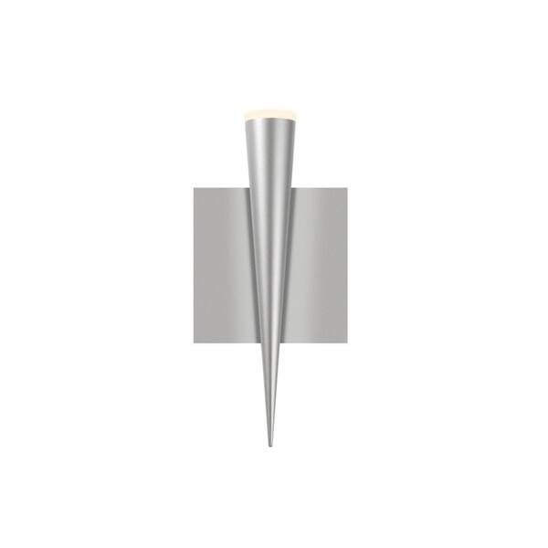 Sonneman Lighting Micro Cone Bright Satin Aluminum LED Wall Sconce ...