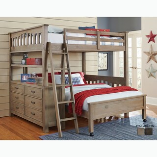 Hillsdale Kids & Teen Highlands Full Loft Bed with Full Lower Bed ...