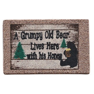 Grumpy Old Bear Indoor Mat - Bed Bath & Beyond - 12659536
