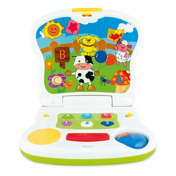 Winfun Children's Cow-themed Interactive Laptop Toy - Bed Bath & Beyond ...