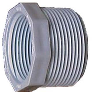 Genova Products 34321 2-inch x 1.5-inch PVC Sch. 40 Threaded Reducing ...