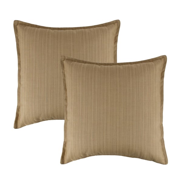 Austin Horn Classics Sunbrella Dupione Bamboo 20-inch Outdoor Throw ...