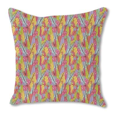 The Feathers of the Paradise Birds Burlap Pillow Single Sided ...