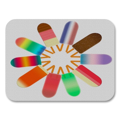 Popsicle Circle Placemats (Set of 4) - Overstock - 12711521