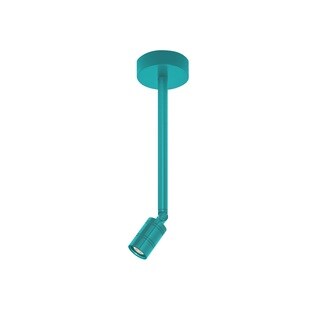 Troy RLM Lighting LS LED Bullet Head Tahitian Teal Stem Pendant - Bed ...