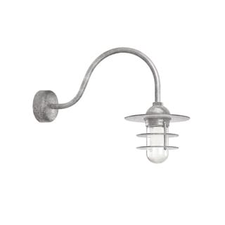 Troy RLM Lighting Retro Industrial Galvanized 23 inch Arm Flat Wall ...