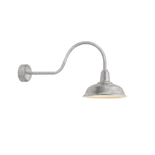 Troy RLM Lighting Heavy Duty Galvanized 30 inch Arm Wall Sconce, 16 ...