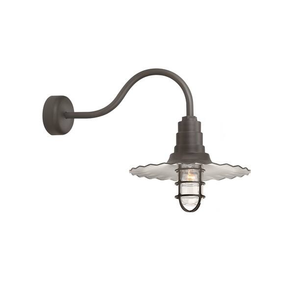 Troy RLM Lighting Radial Wave Textured Bronze 23 inch Arm Wire Guard ...