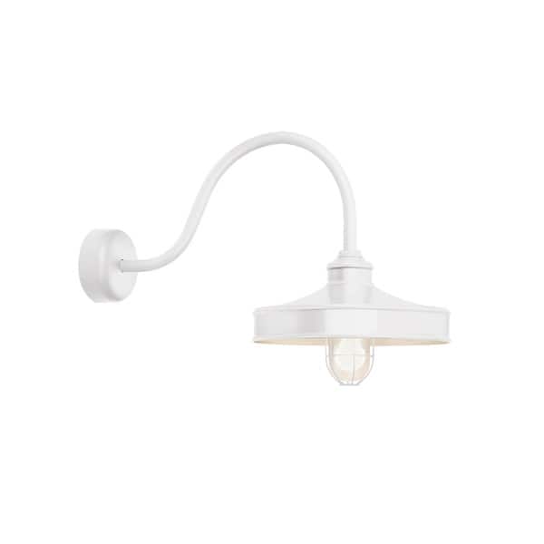 Troy RLM Lighting Nostalgia Gloss White 30 inch Arm Wire Guard Wall ...