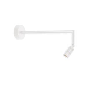 Troy RLM Lighting LS LED Bullet Head Gloss White Miter 18 inch Arm Wall ...