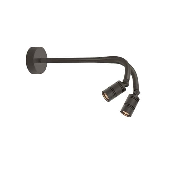 Troy RLM Lighting LS LED Bullet Head Textured Bronze Dual 18 inch Arm ...