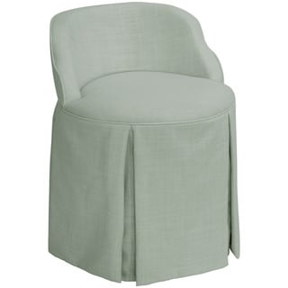 Skyline Furniture Skyline Linen Swedish Blue Vanity Chair - Bed Bath ...