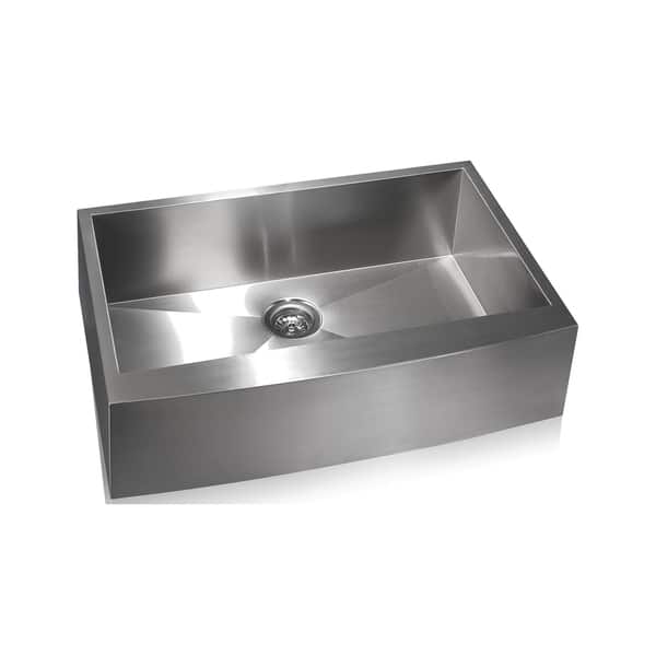 Zero Radius Farmhouse Stainless Steel Sink - Bed Bath & Beyond - 12729512