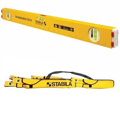 Stabila 29124 24" Type 80A-2 Measuring Stick Level w/ 59-Inch Padded ...