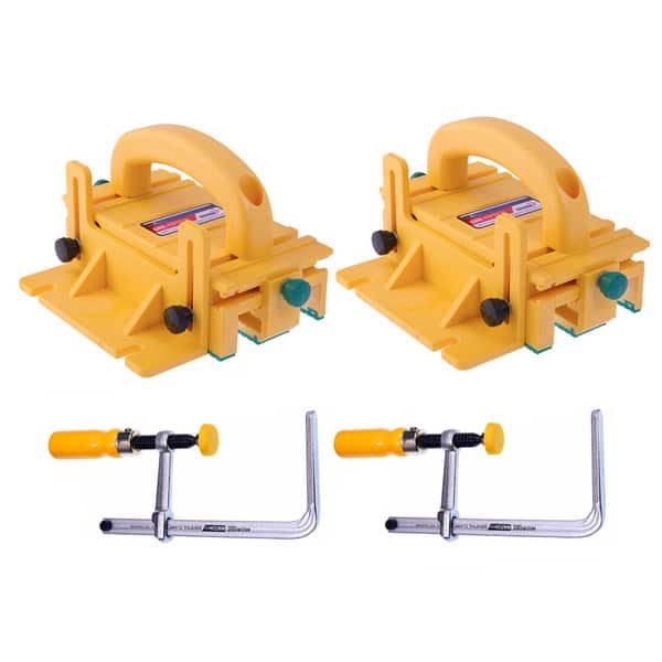 Microjig Grr-Ripper 3D Pushblock (2-Pack) with Matchfit Dovetail Clamps ...