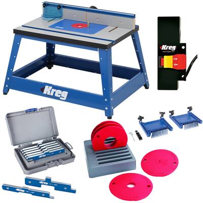 Kreg PRS2100 Bench Top Router Table w/ Essential Accessories ...