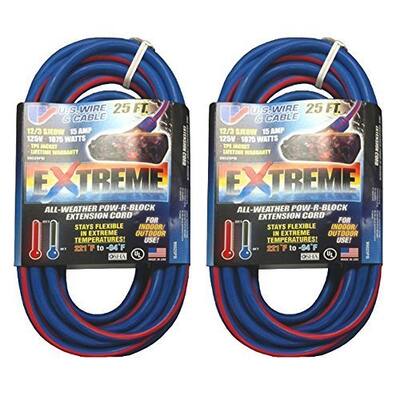 Prime LT630825 Ultra Heavy Duty 25-Foot Extension Cord (2-Pack ...